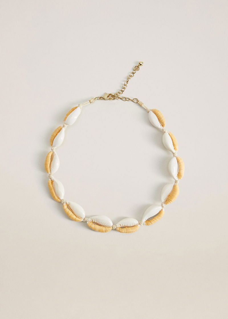 MANGO Shells Necklace in White | endource