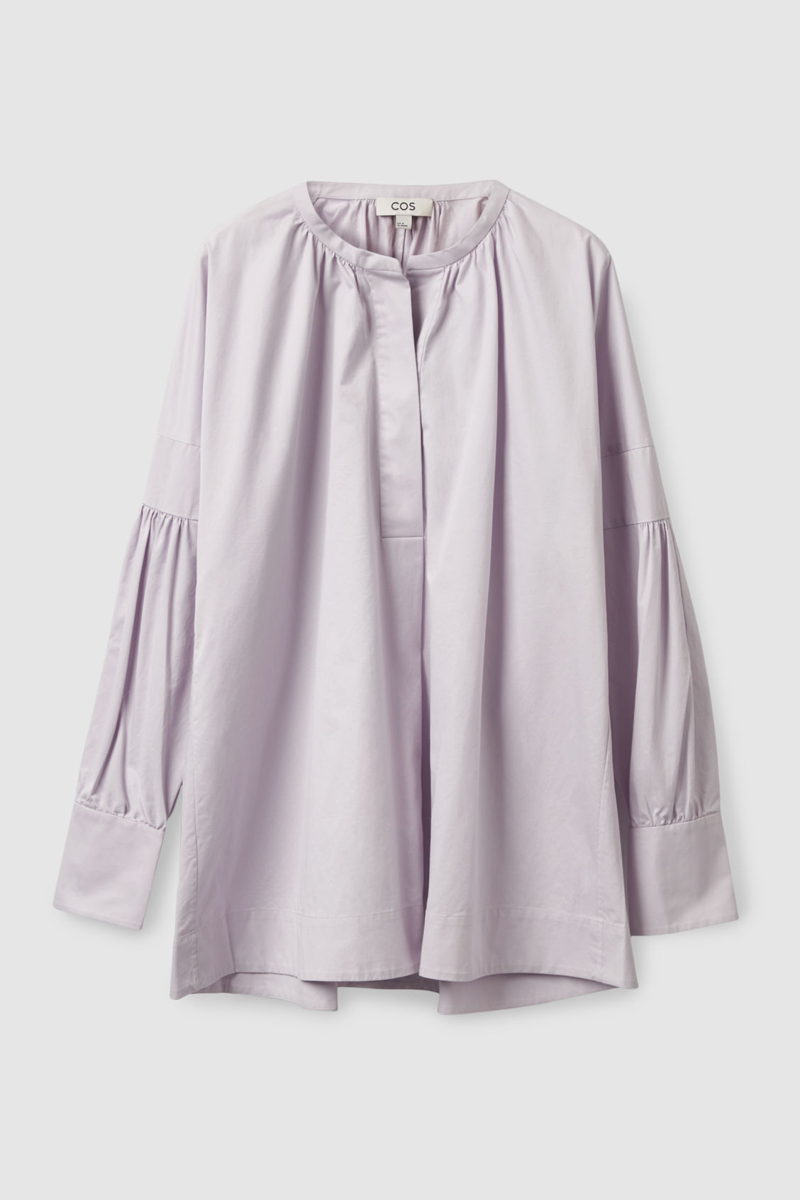 COS Pleated Tunic in DUSTY LIGHT PURPLE | endource