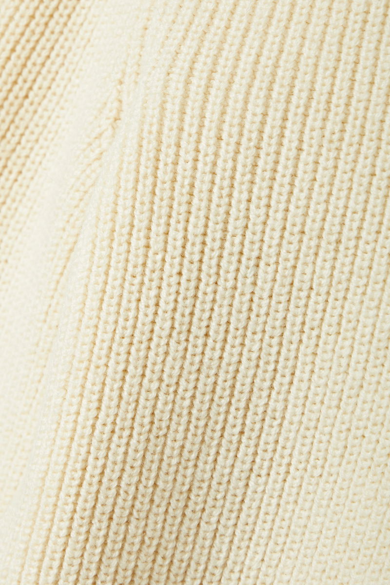ISABEL MARANT Derry Shell-Trimmed Ribbed Wool-Blend Sweater in Ecru ...