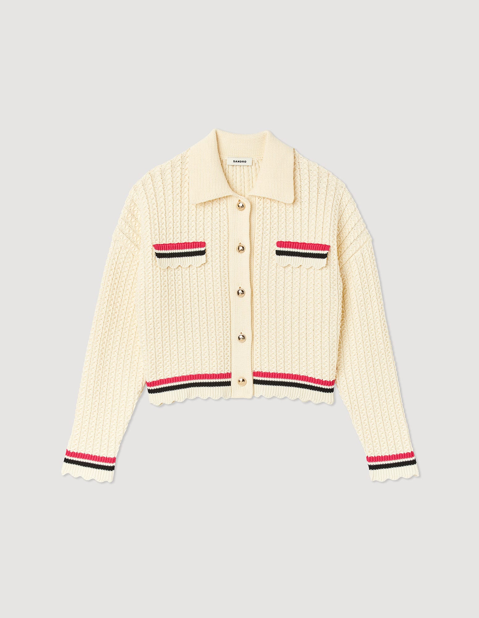 SANDRO Knit Coatigan | endource