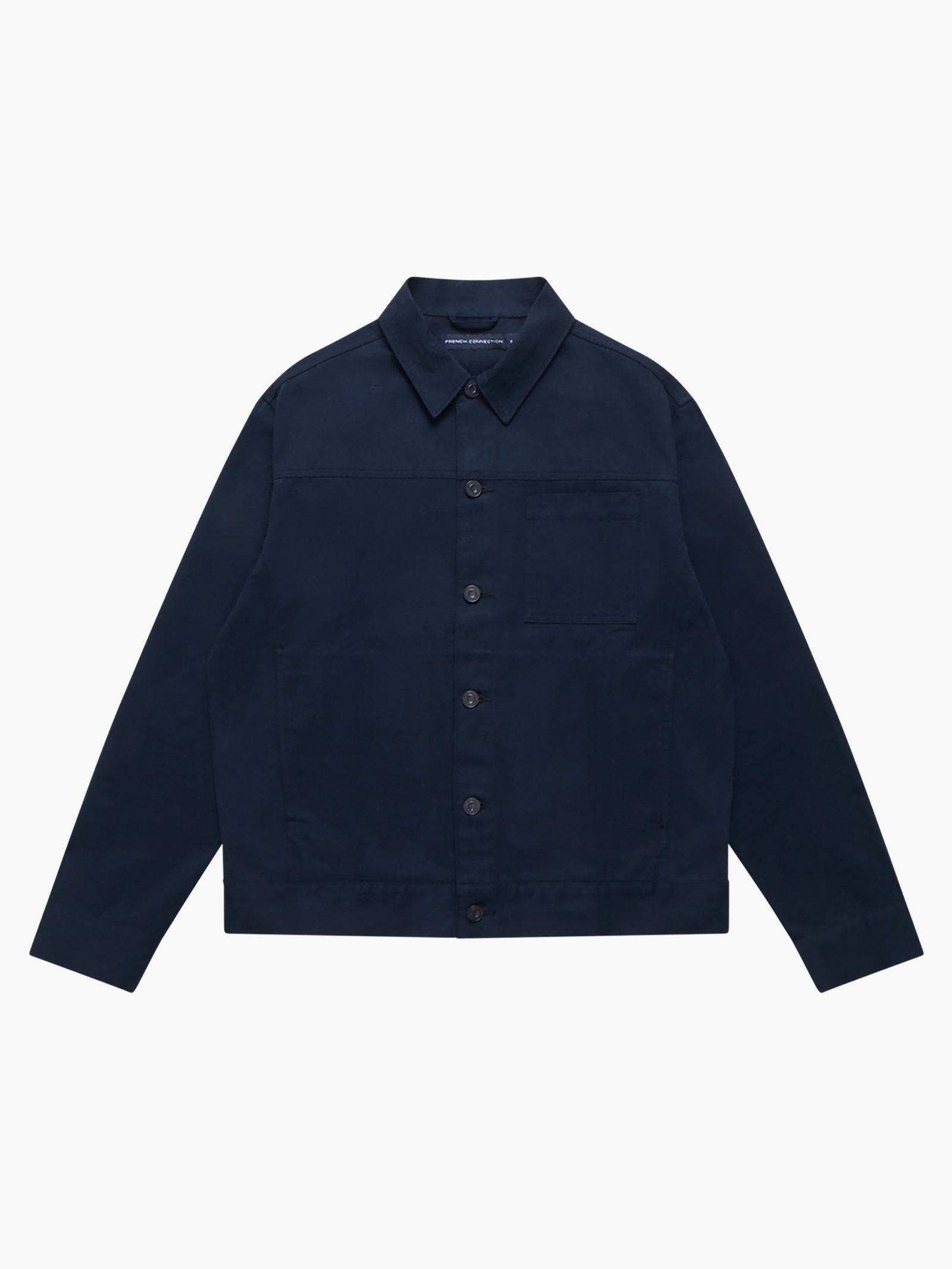 FRENCH CONNECTION Relaxed Interpeach Jacket in Marine | endource