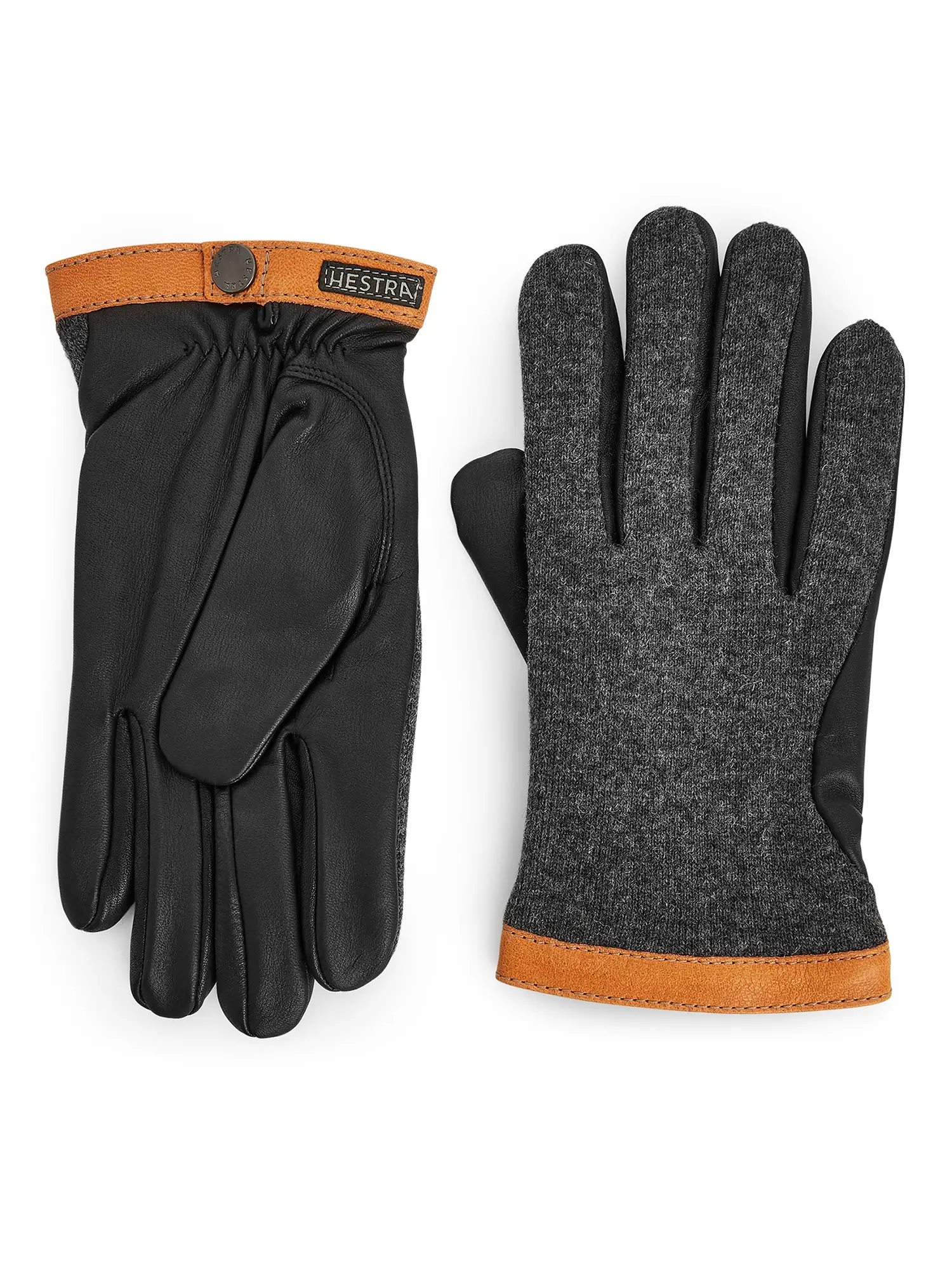 ARKET Hestra Deerskin Wool Tricot Gloves | endource