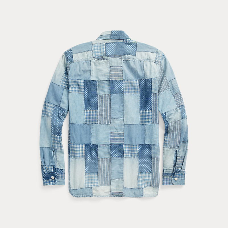 RALPH LAUREN RRL Limited-Edition Patchwork Workshirt in Multi | endource