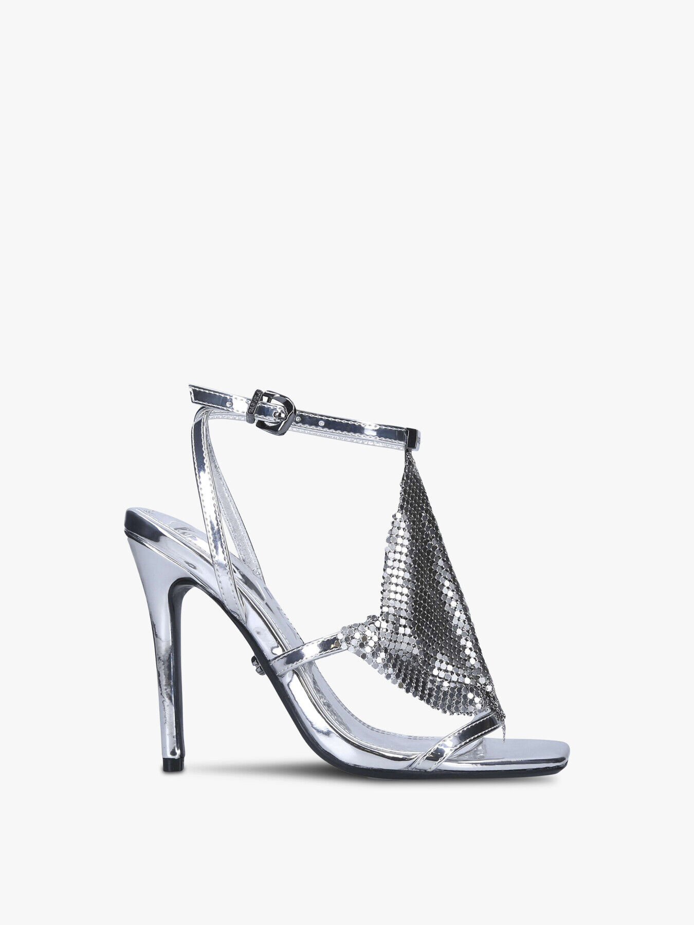 CARVELA Armour Sandal in Silver | Endource