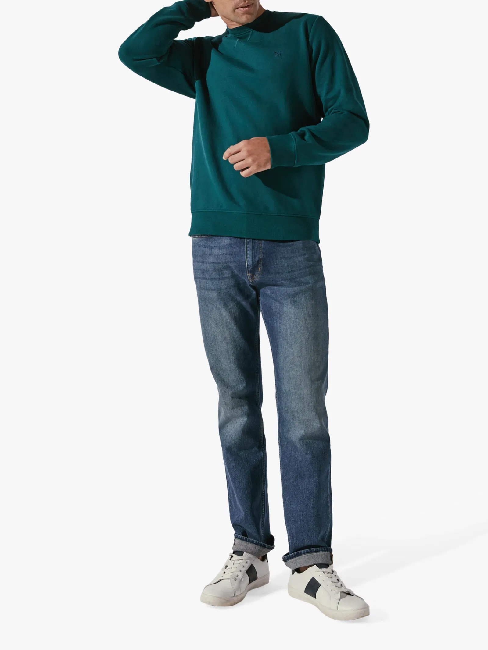 CREW CLOTHING Crossed Oars Logo Sweatshirt | endource