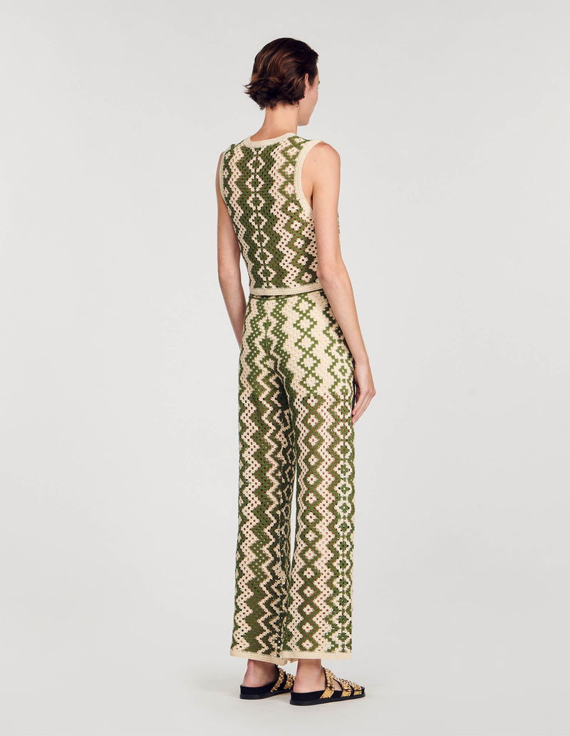 SANDRO Crochet Cardigan | Endource