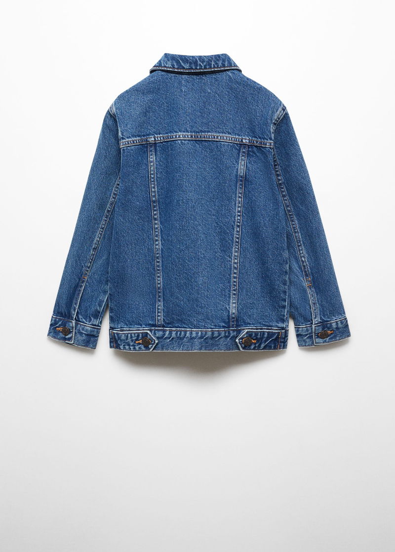 MANGO Denim Jacket in Dark Blue | endource