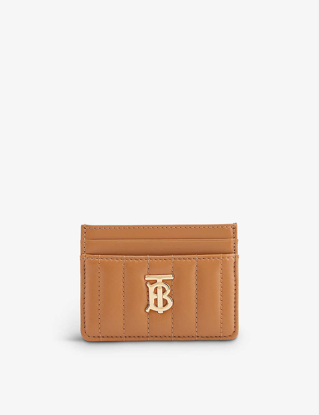 BURBERRY Lola Brand-Plaque Quilted-Leather Cardholder | endource