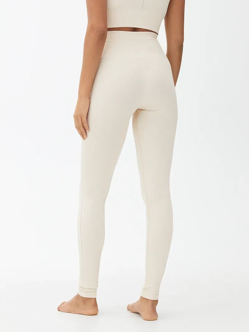 ARKET Mesh-Detail Seamless™ Ribbed Yoga Tights | Endource