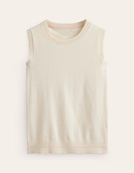 BODEN Catriona Crew Neck Cotton Tank | endource
