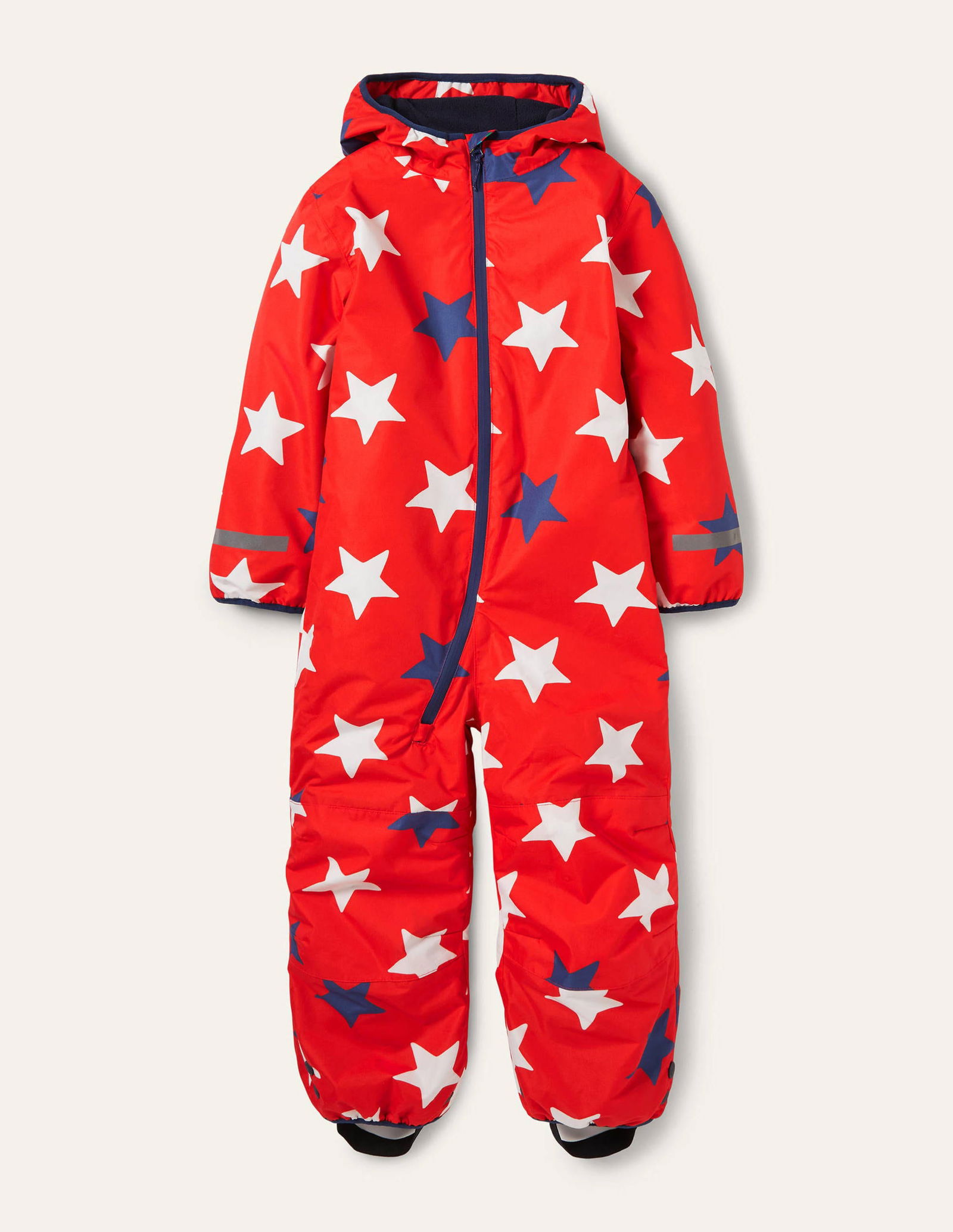 BODEN Waterproof Puddle Suit in Rockabilly Red Stars | endource