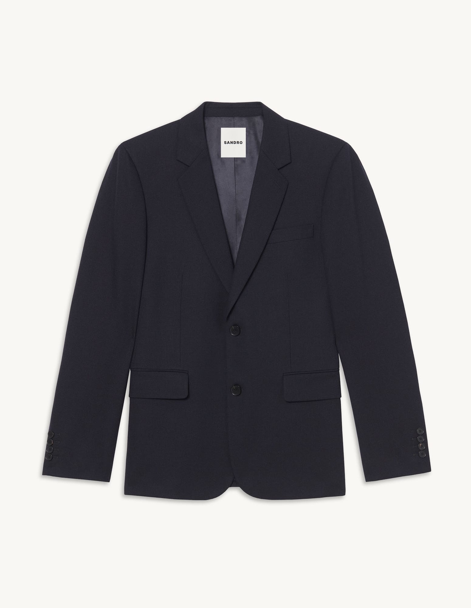 SANDRO Wool Suit Jacket | Endource