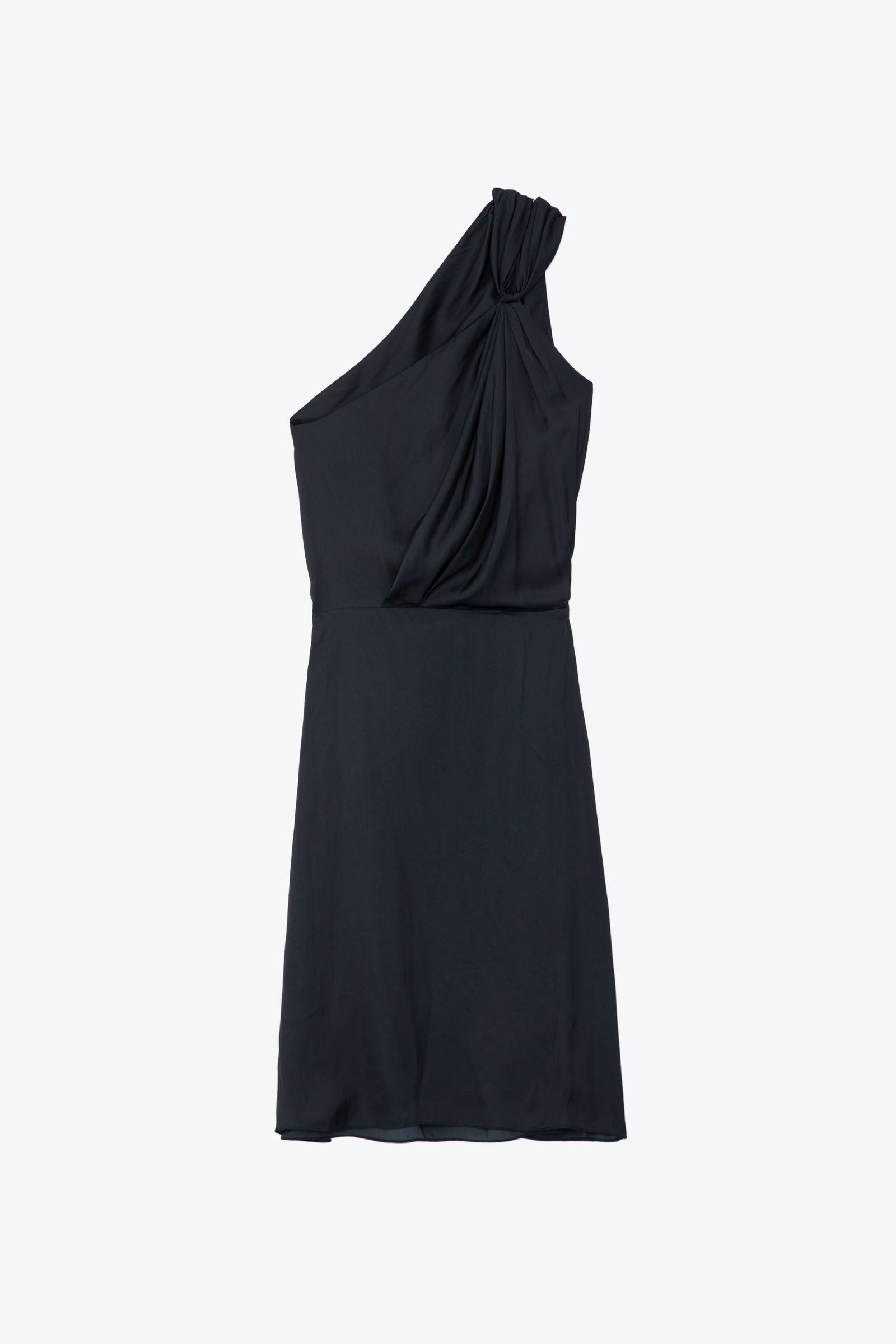 ZADIG & VOLTAIRE Razal Satin Dress in Black | endource