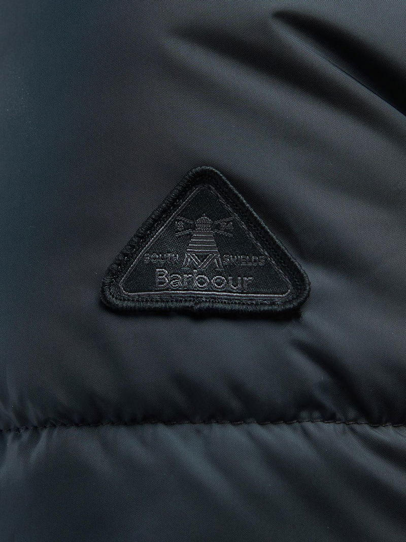 BARBOUR Rosoman Longline Quilted Jacket in Black | endource