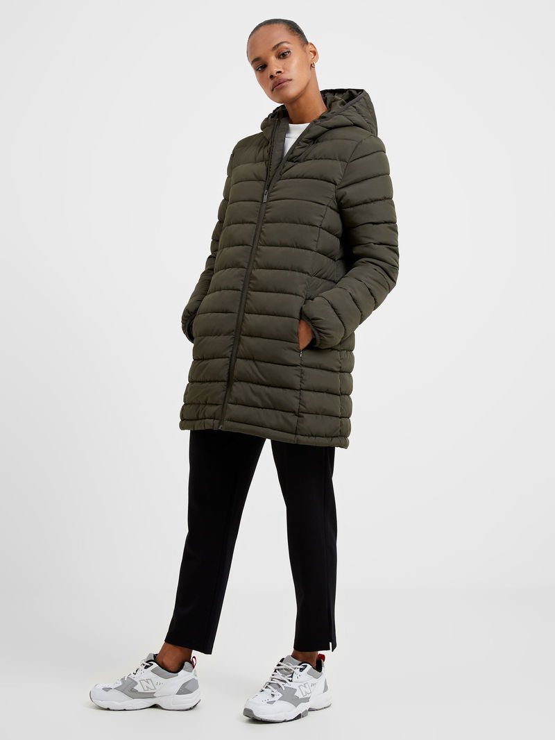 FRENCH CONNECTION Row Coat in Khaki | Endource