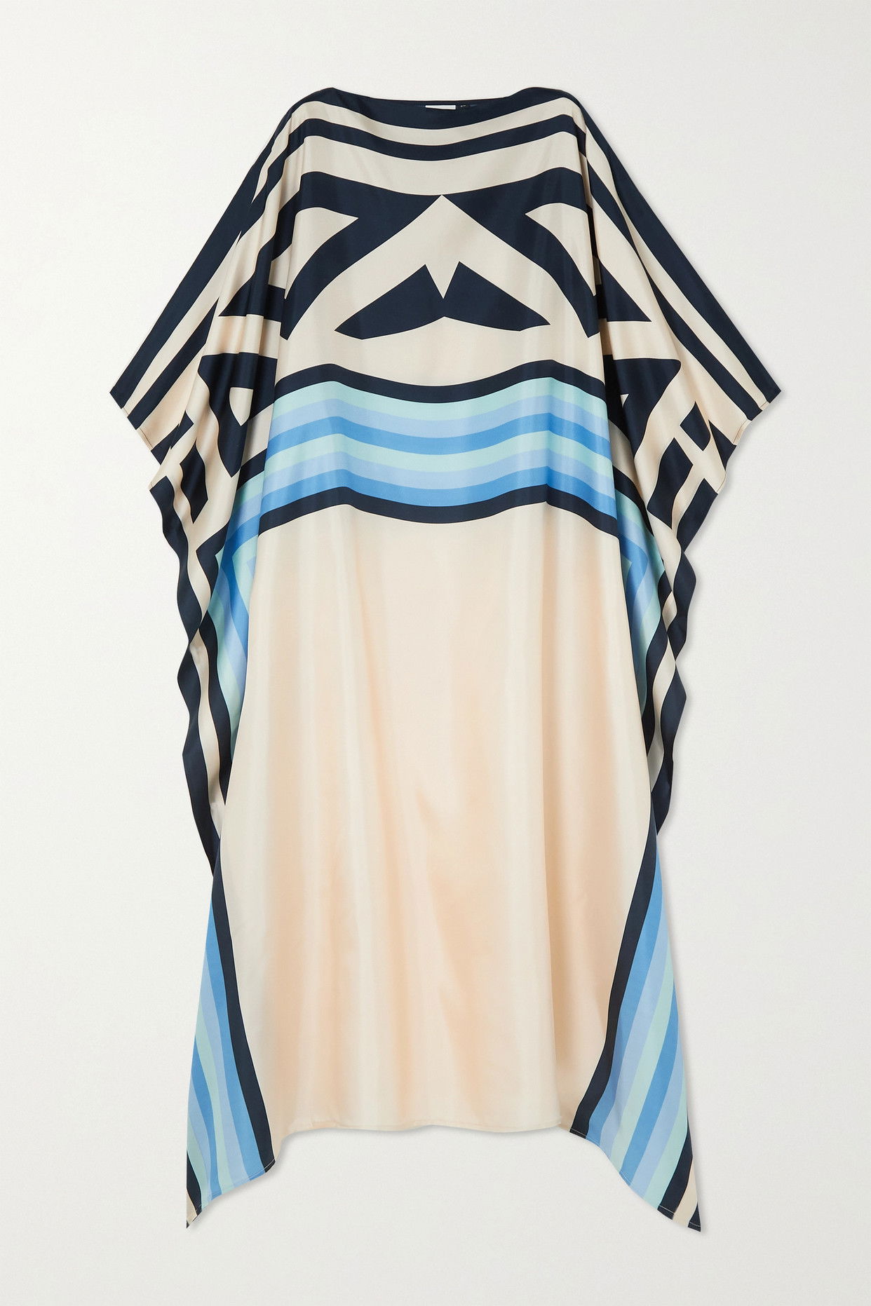 LOUISA PARRIS The Long Scarf Kaftan in Ivory | Endource
