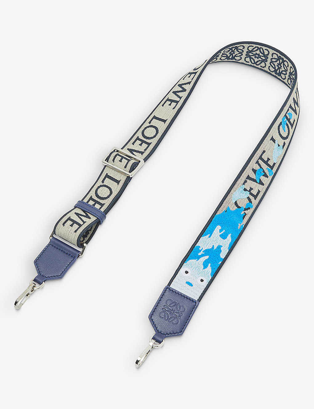 LOEWE Loewe x Howl's Moving Castle - Calcifer Bag Strap in MARINE ...