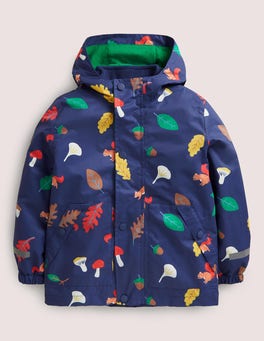 BODEN 3-in-1 Waterproof Jacket in Starboard Navy Woodland | endource