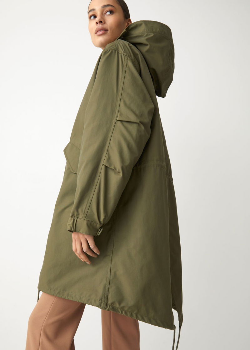 & OTHER STORIES Oversized Hooded Parka in Khaki | endource
