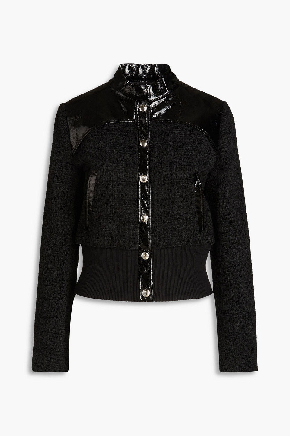 MAJE Tweed Jacket in Black | endource