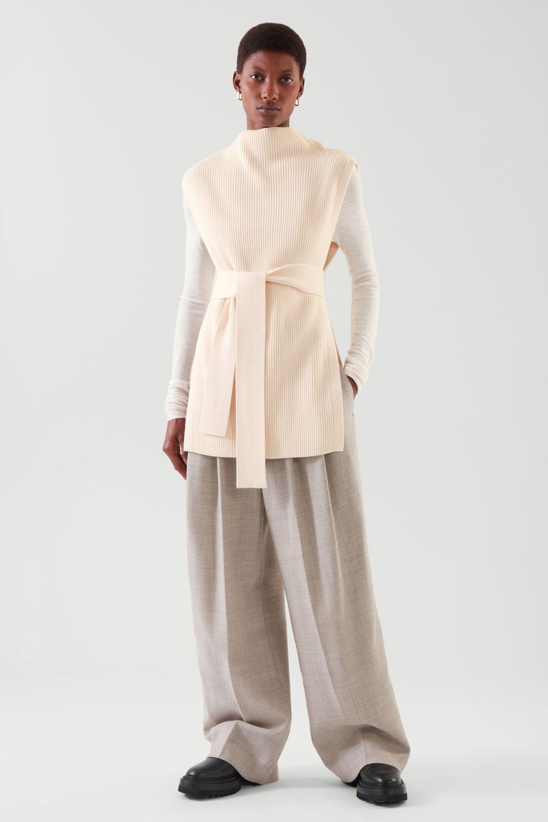 COS Wool Tabard Knitted Vest | Endource