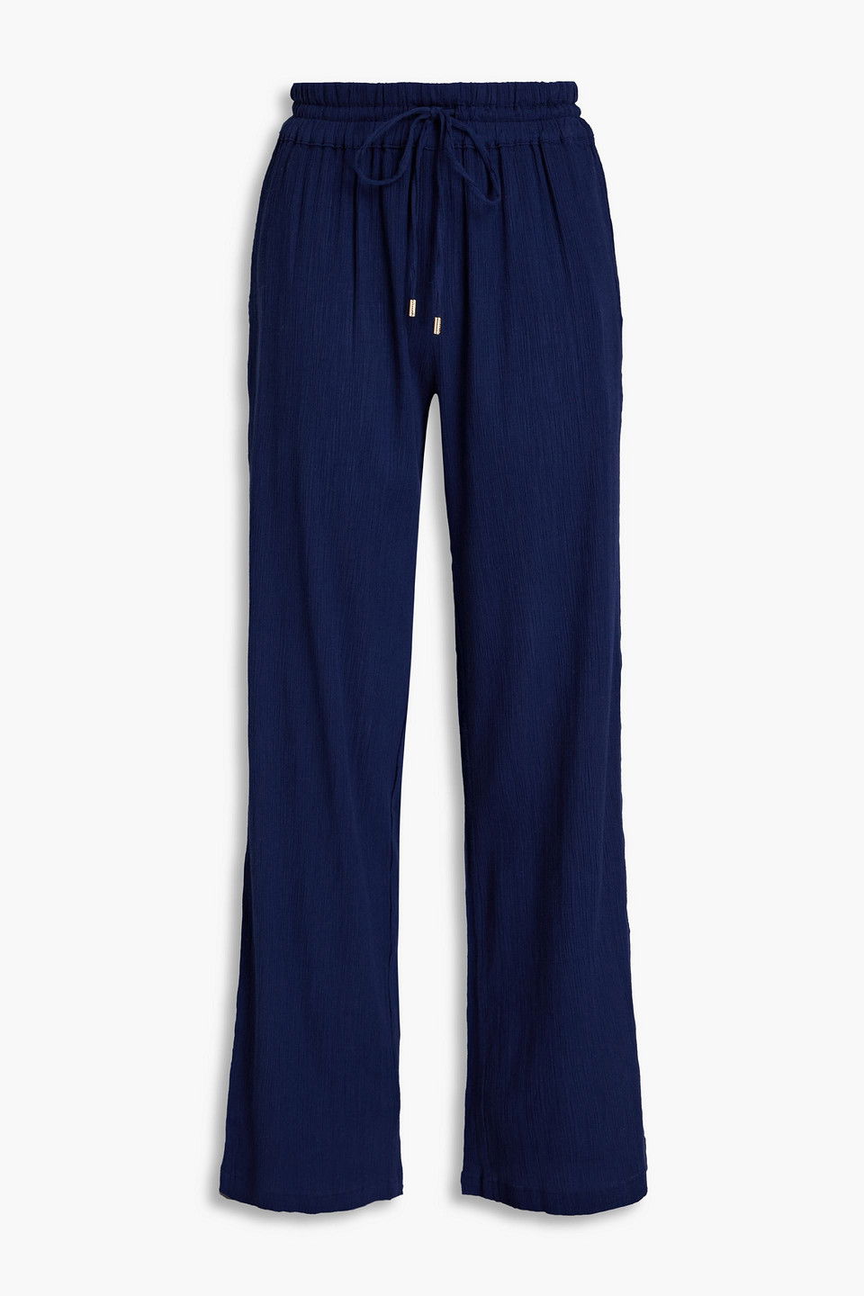 MELISSA ODABASH Krissy Crepon Wide-Leg Pants | endource