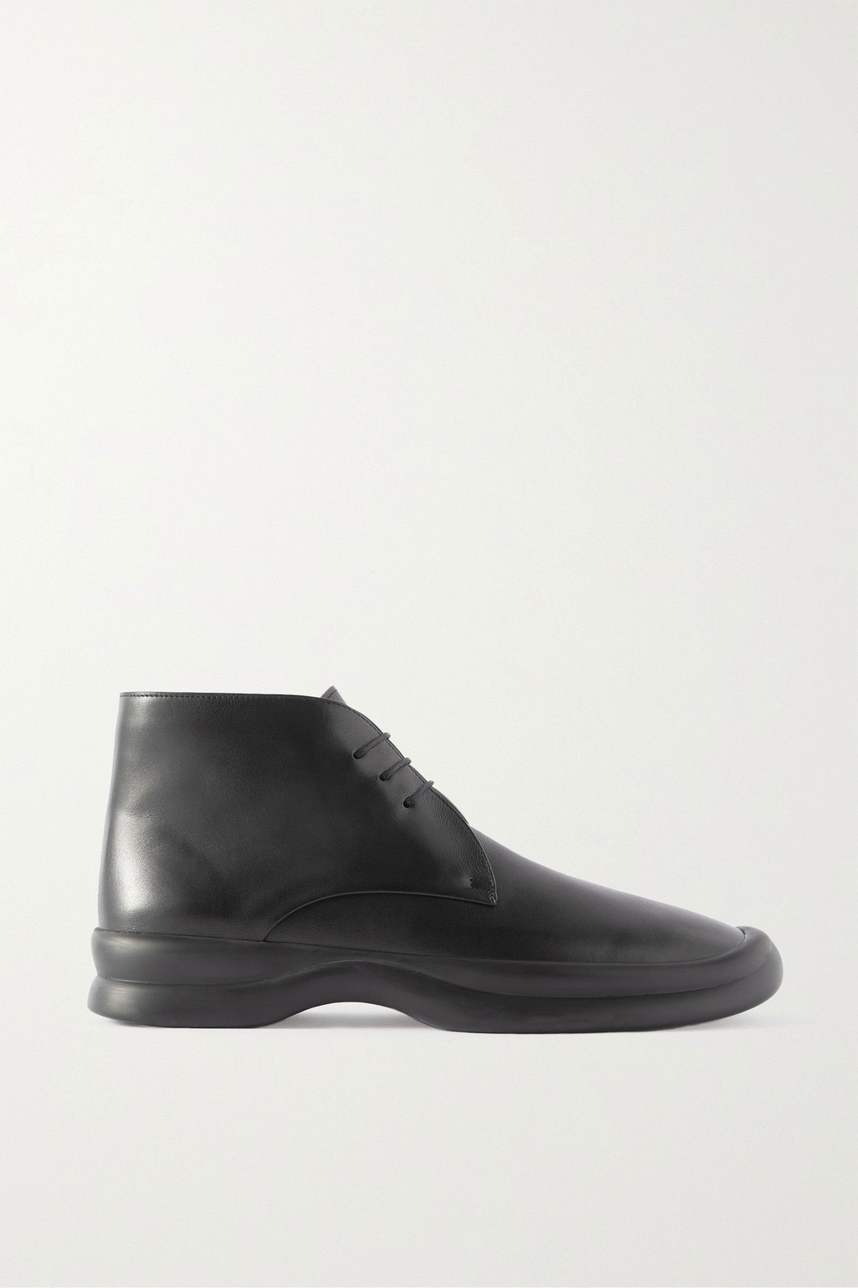 THE ROW Town Vegan Leather Ankle Boots | Endource