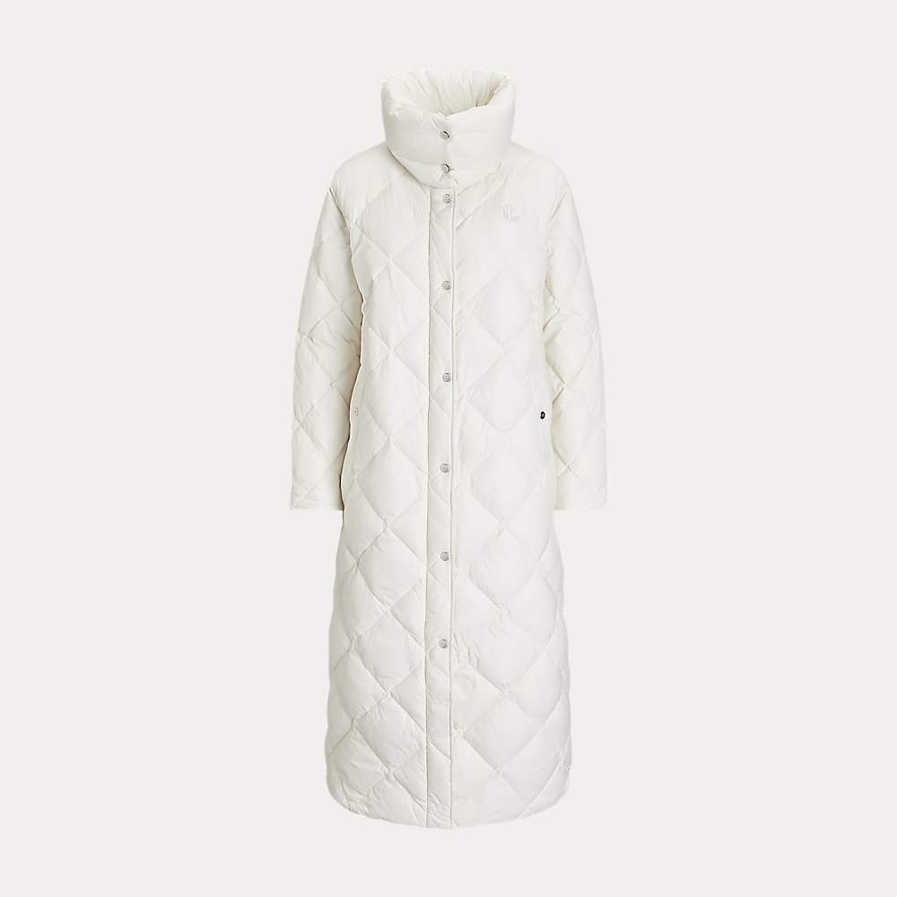 LAUREN RALPH LAUREN Diamond-Quilted Maxi Down Coat | Endource