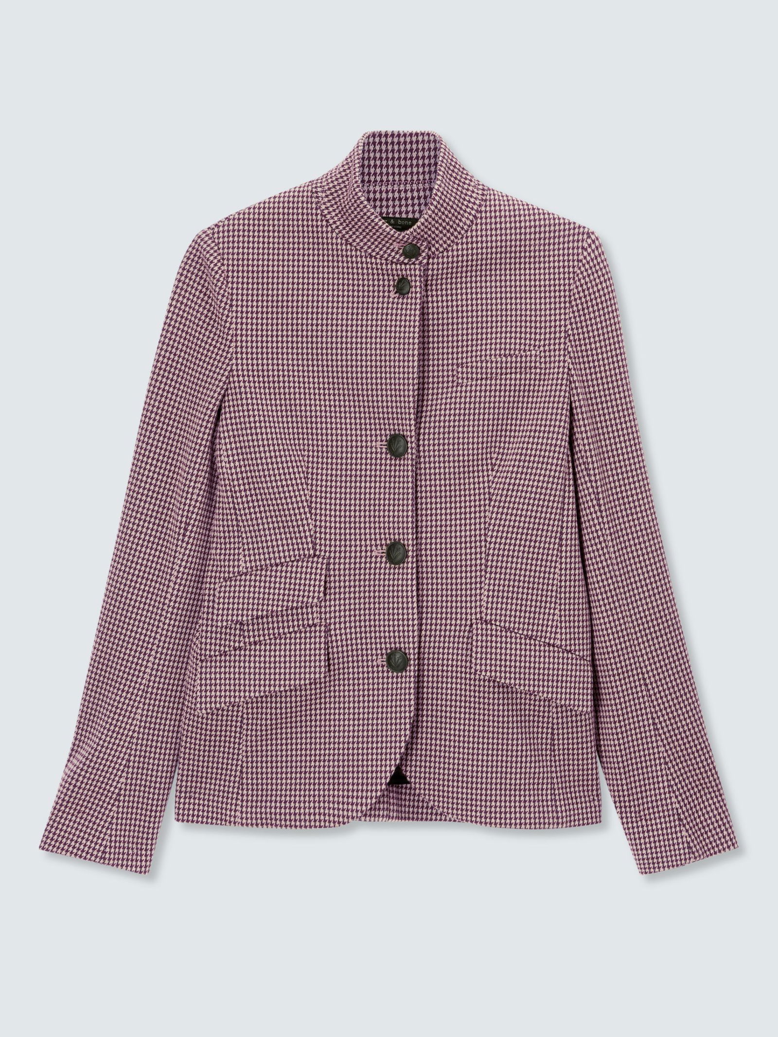 RAG & BONE Slade Italian Plaid Blazer in Pink/Multi | endource