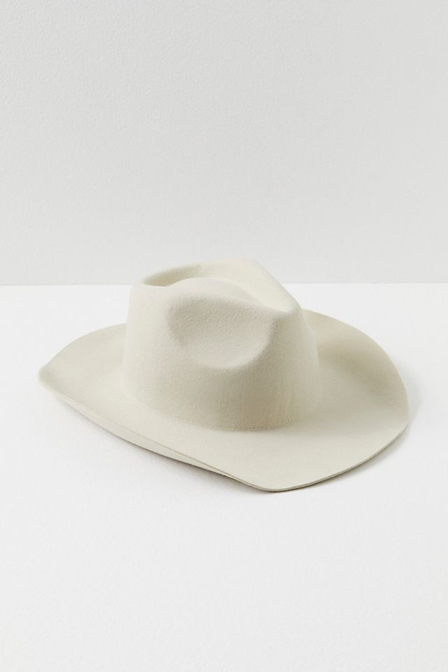 FREE PEOPLE Soft Turn Felt Cowboy Hat in Birch | endource