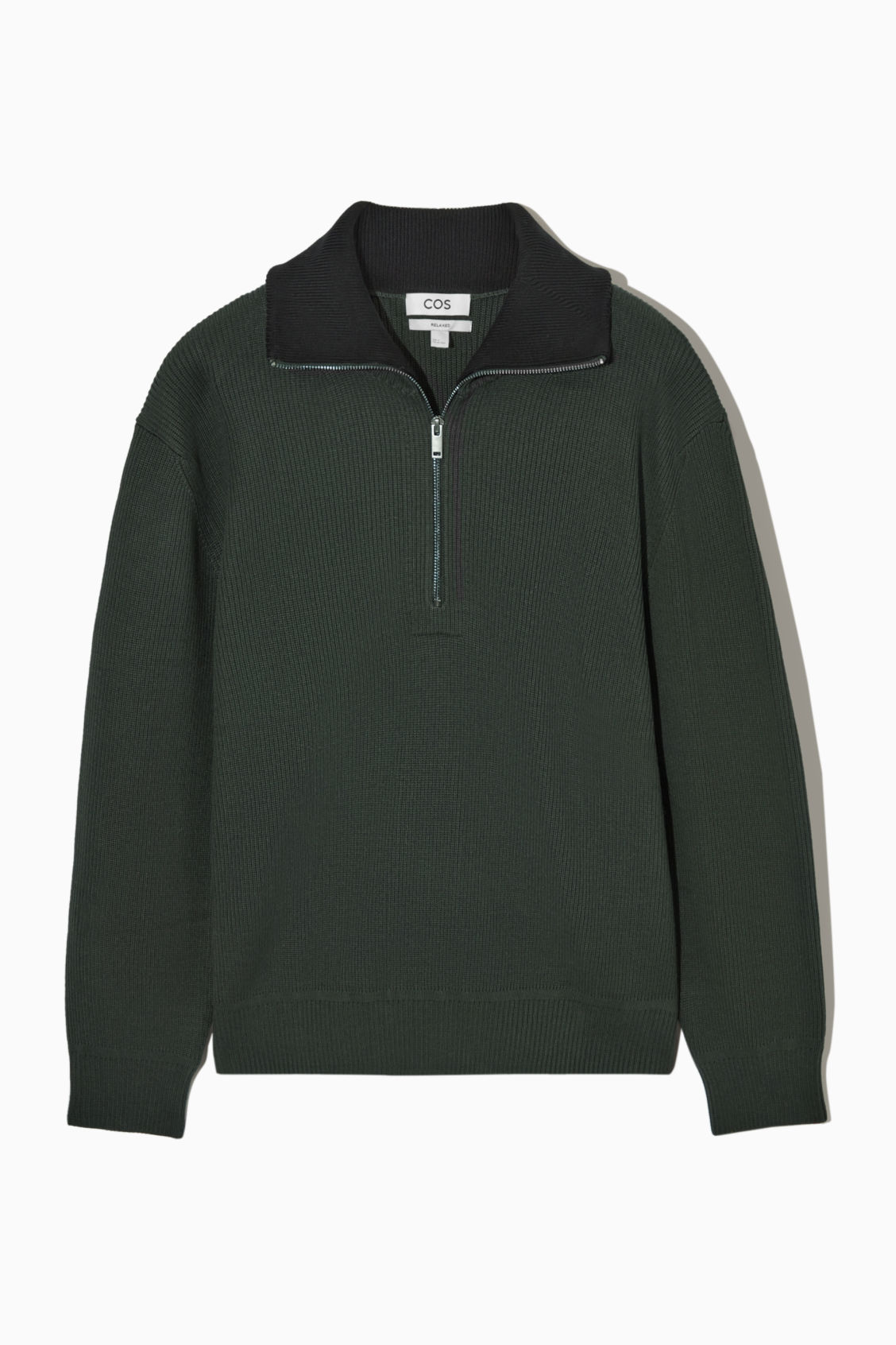 COS Relaxed-Fit Half-Zip Jumper | endource