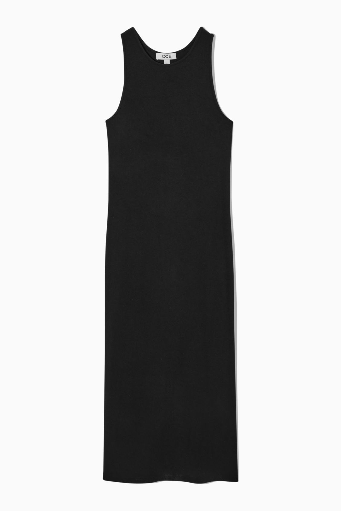 COS Open-Back Midi Dress in BLACK | Endource