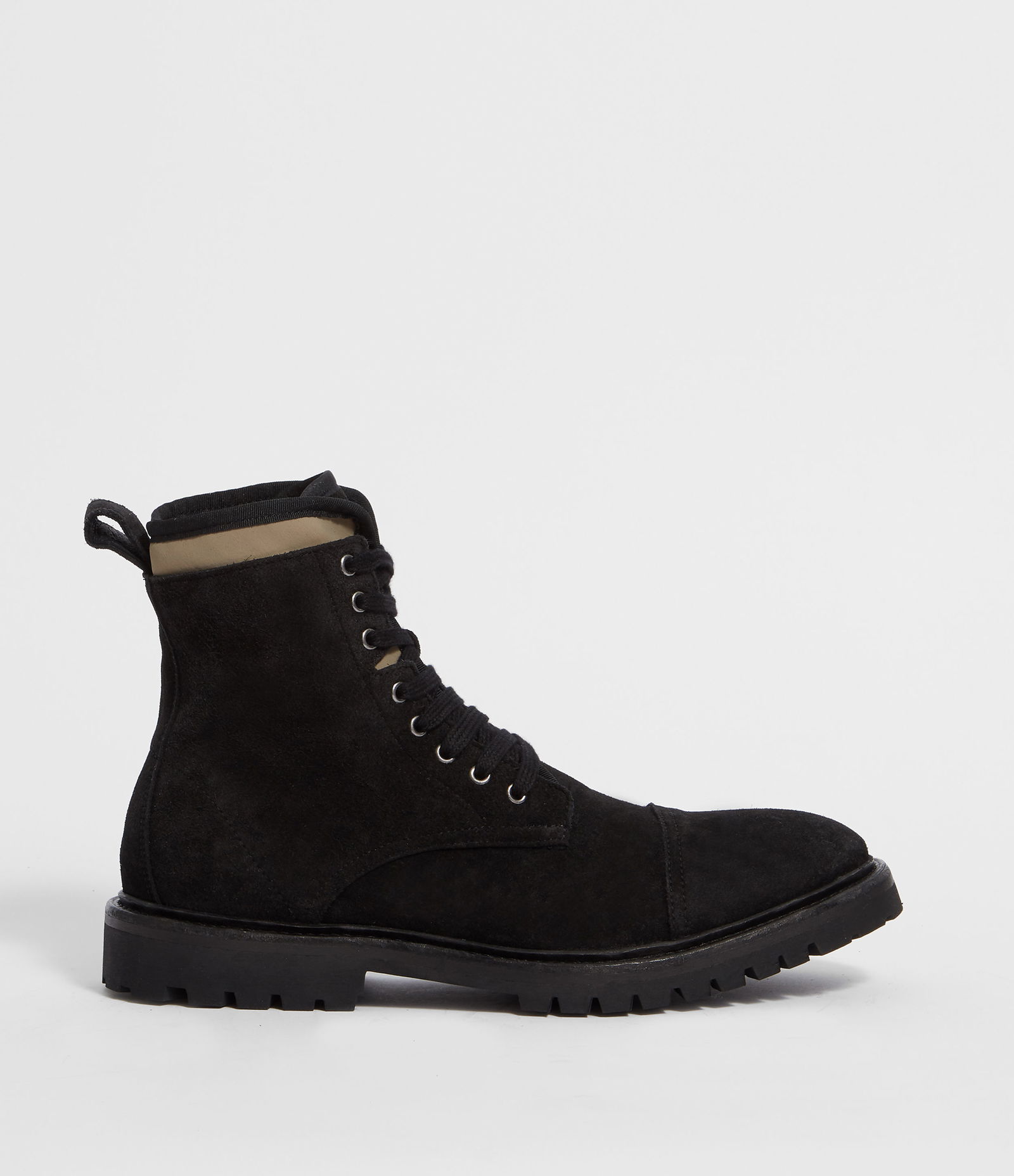 ALLSAINTS Wayland Boot in Black/Khaki | Endource