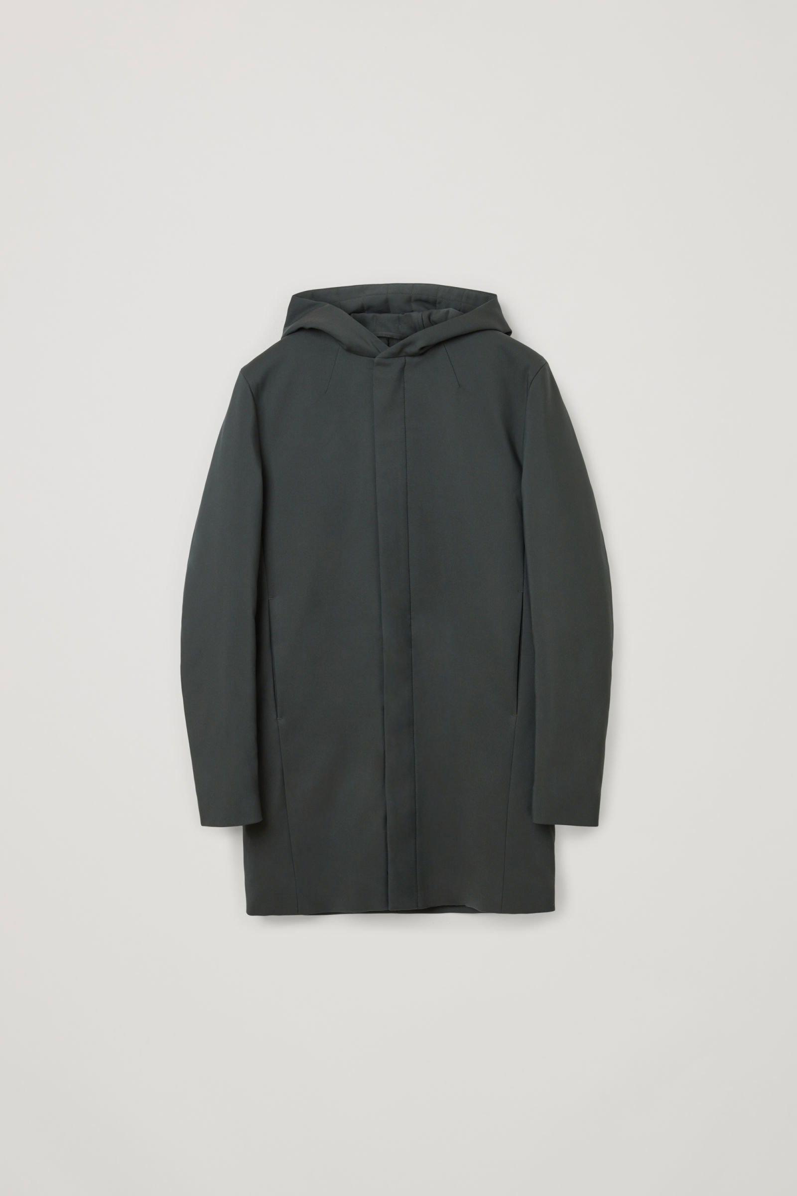 COS Padded Parka in DARK GREEN | endource