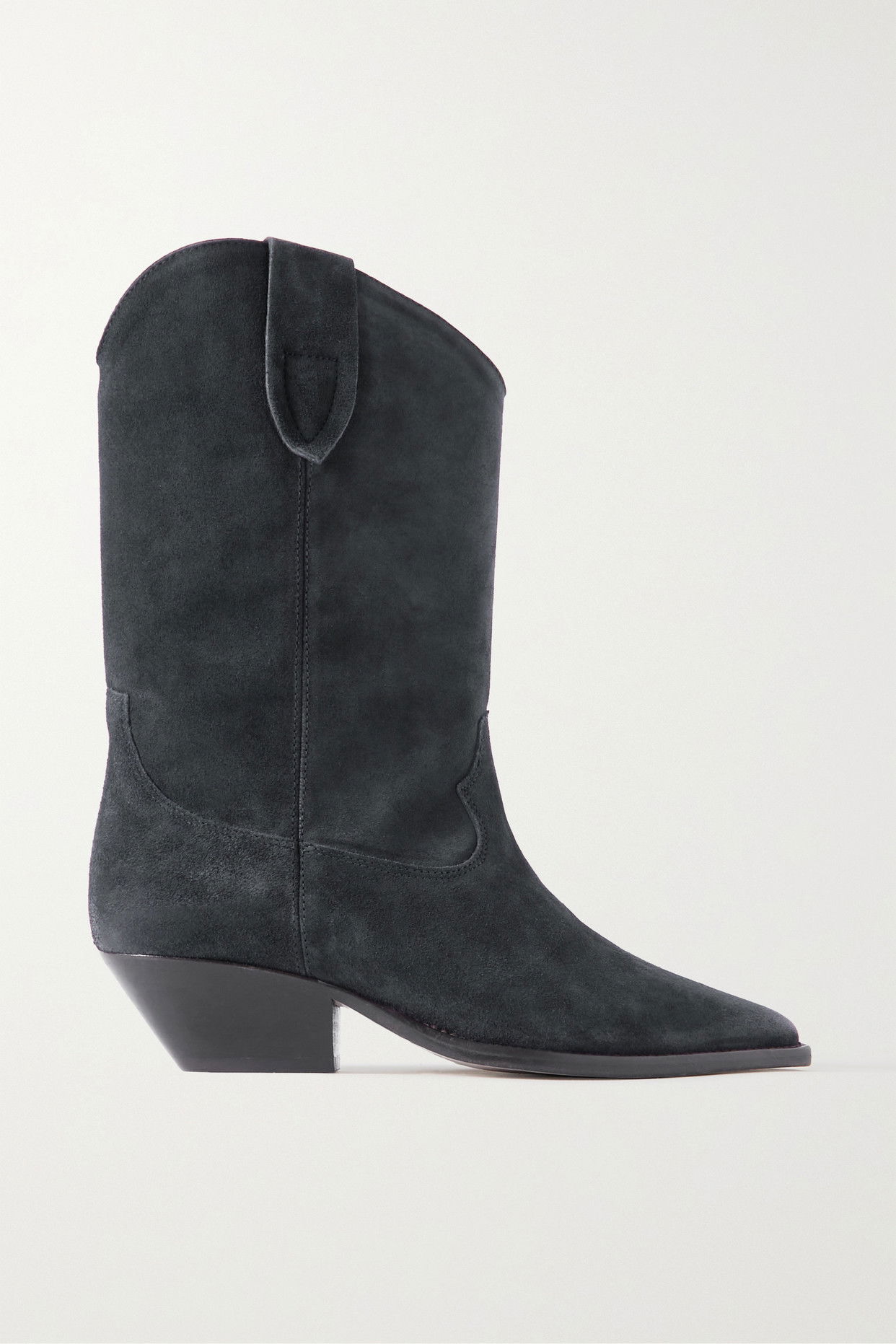 ISABEL MARANT Duerto Suede Boots in Black | Endource