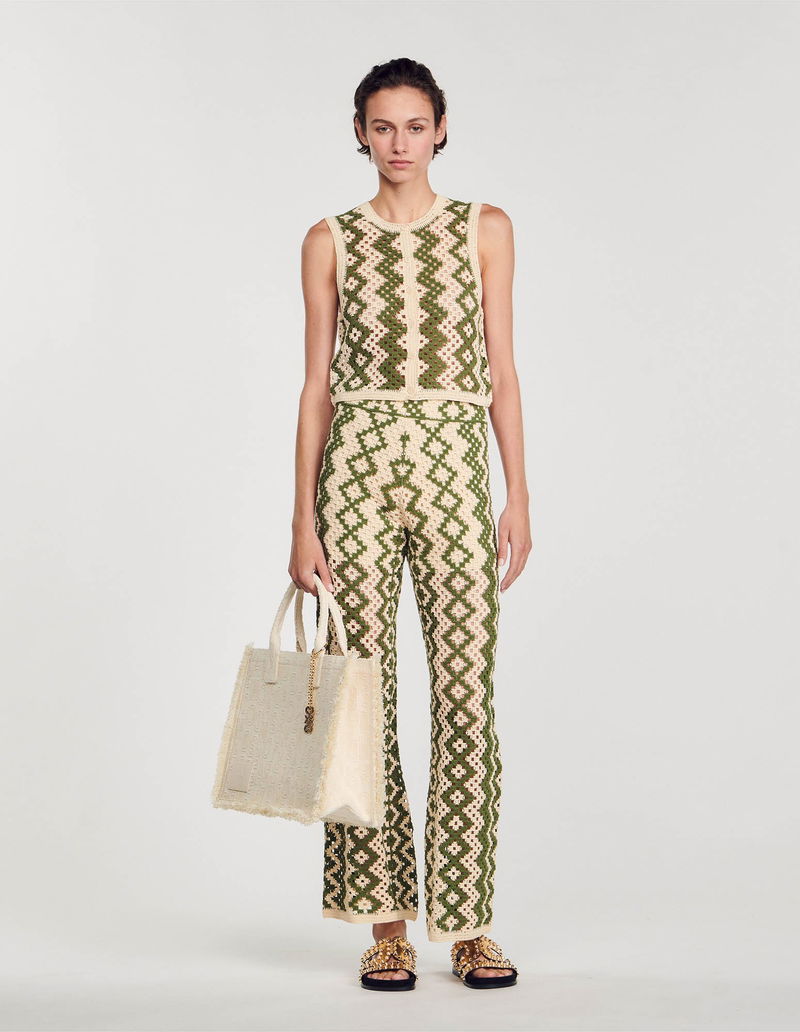 SANDRO Crochet Cardigan | Endource