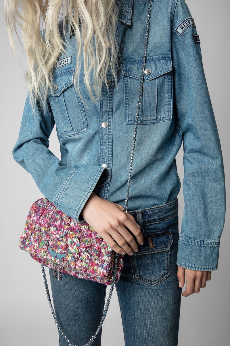 ZADIG & VOLTAIRE Rock Clutch in Paradise | Endource