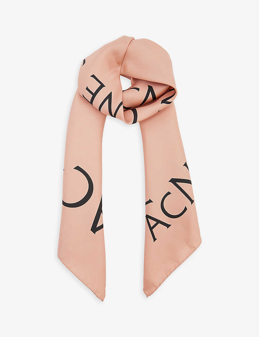 ACNE STUDIOS Vorgi Logo-Print Silk Scarf | endource