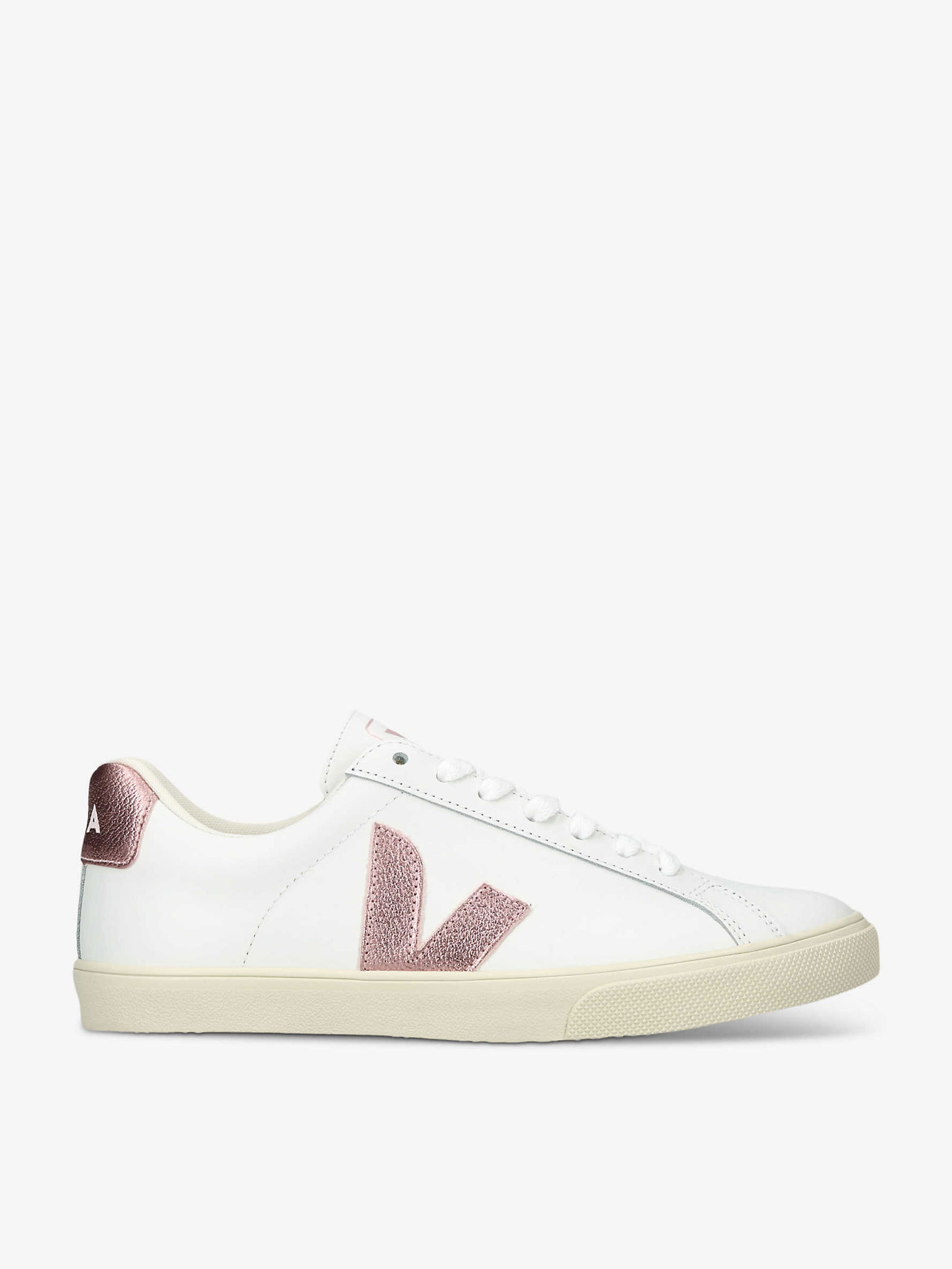 VEJA Esplar Leather Trainers in WHITE/OTH | endource