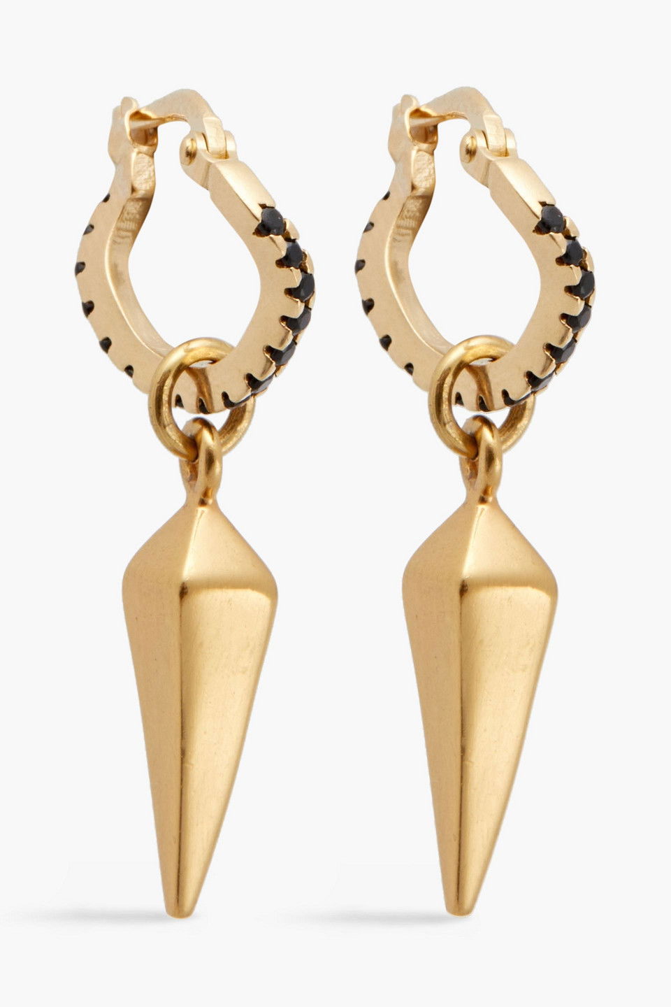 CORNELIA WEBB Gold-Plated Crystal Earrings in Metallic | endource