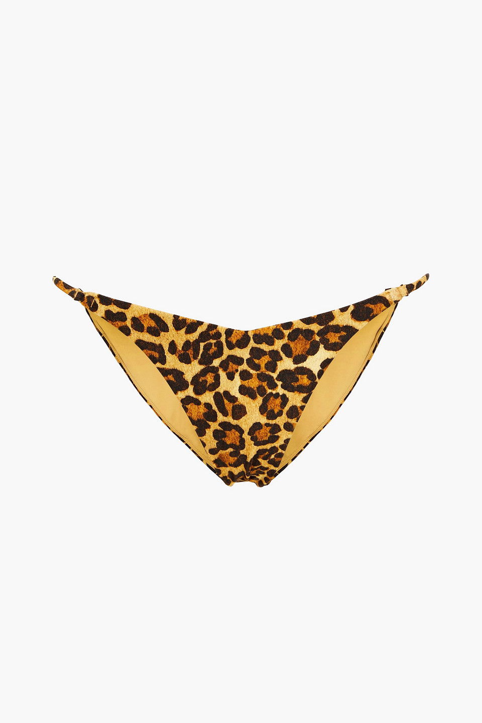 ZIMMERMANN Leopard-Print Low-Rise Bikini Briefs in Animal Print | Endource