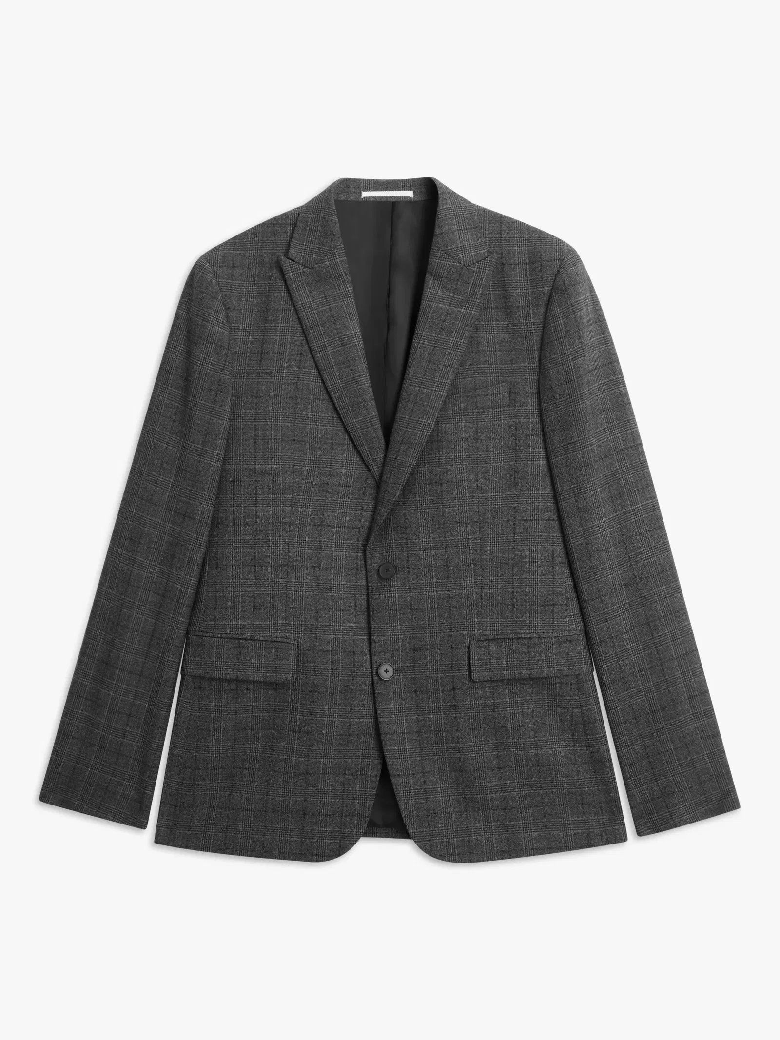KIN Check Slim Fit Suit Jacket in Grey | Endource