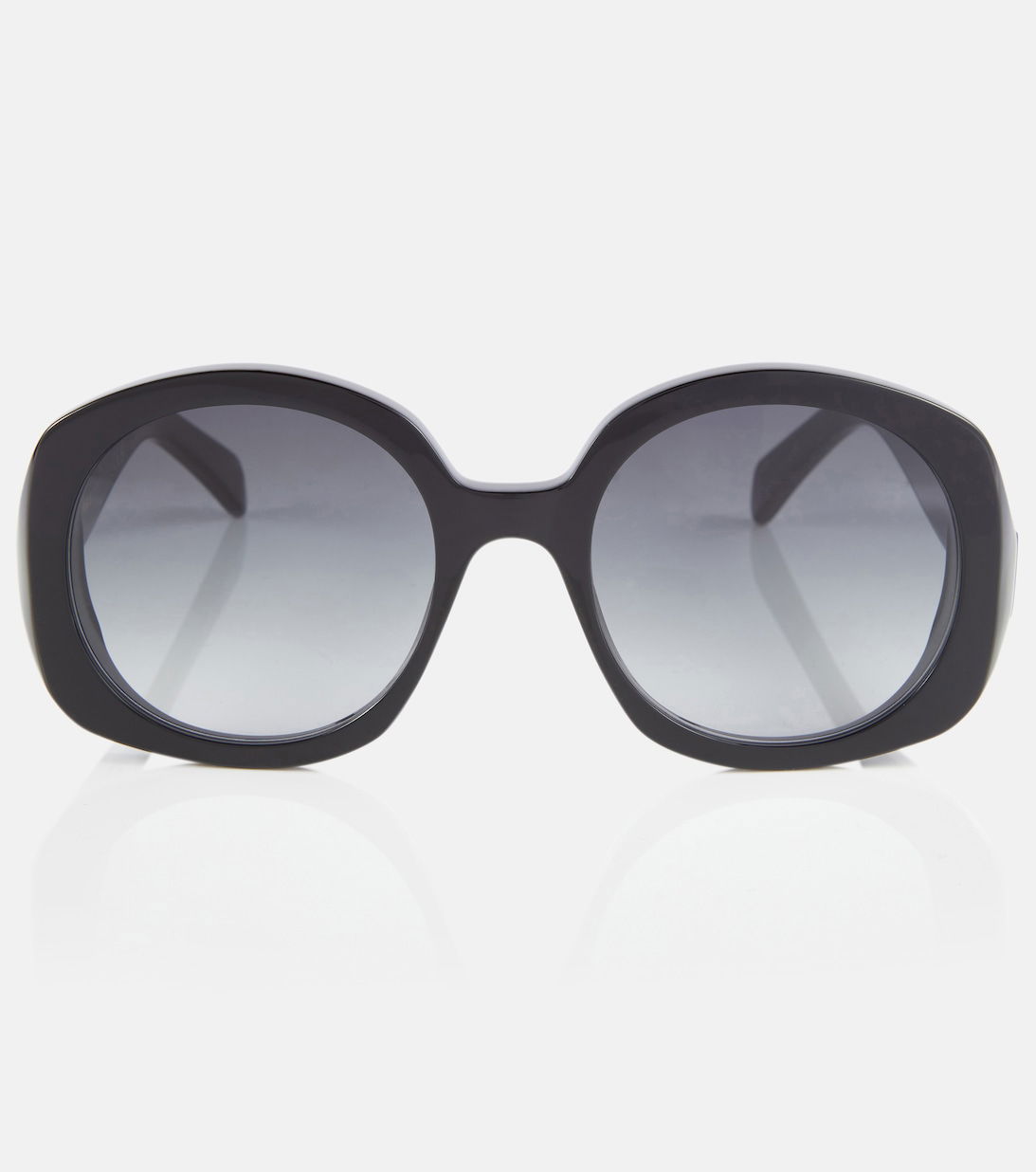 CELINE EYEWEAR Bold Oversized Sunglasses in Black | Endource