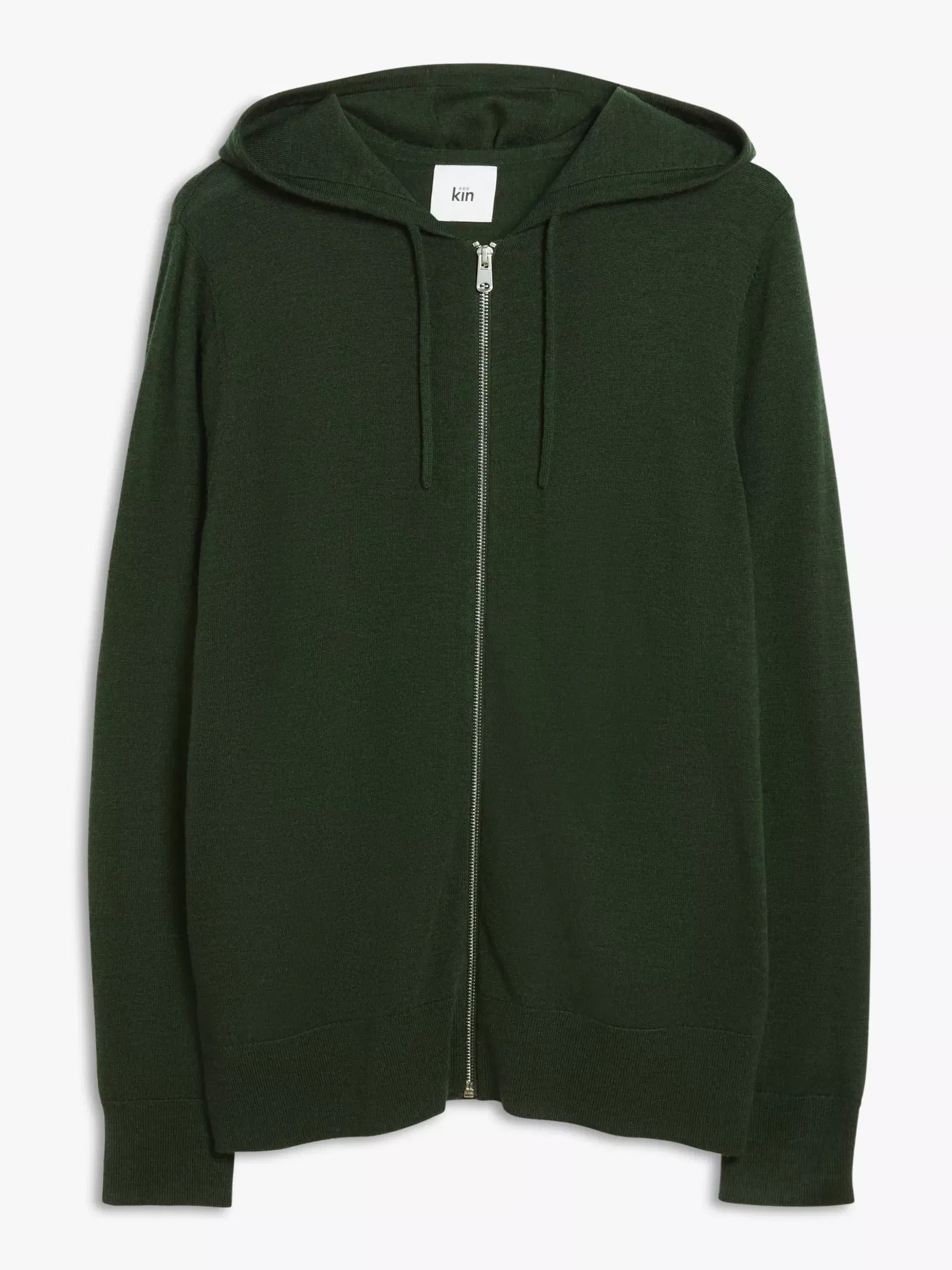 KIN Merino Wool Full Zip Hoodie | endource