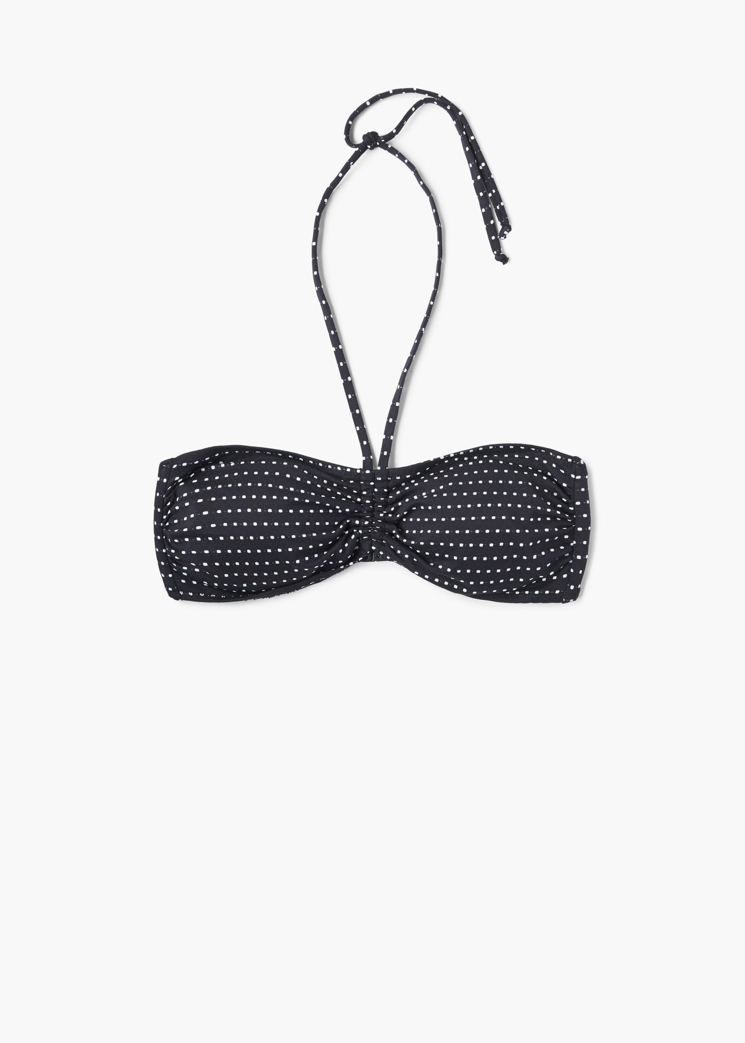 MANGO Printed Bandeau Bikini Top | Endource