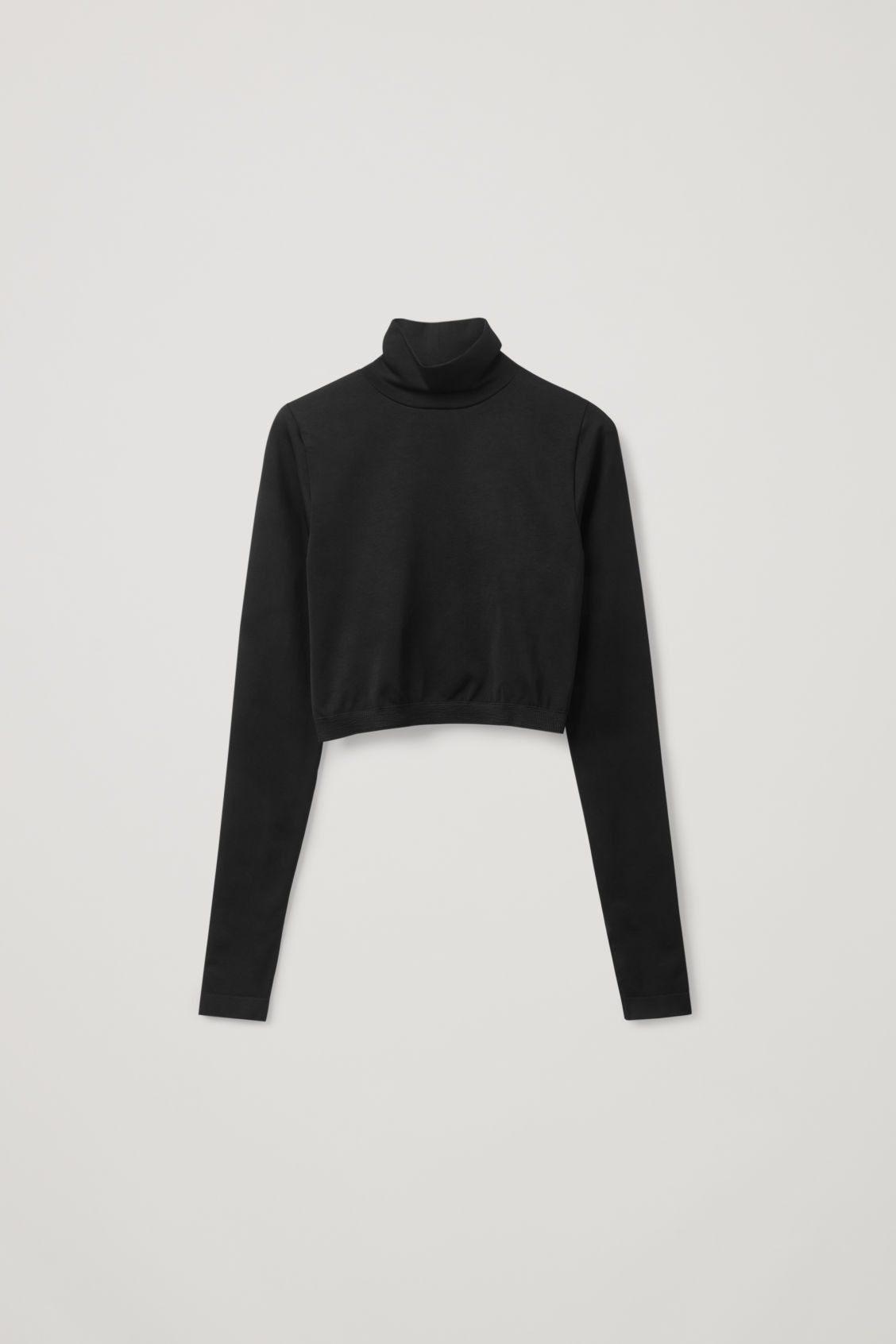 COS Cropped Turtleneck Top | endource