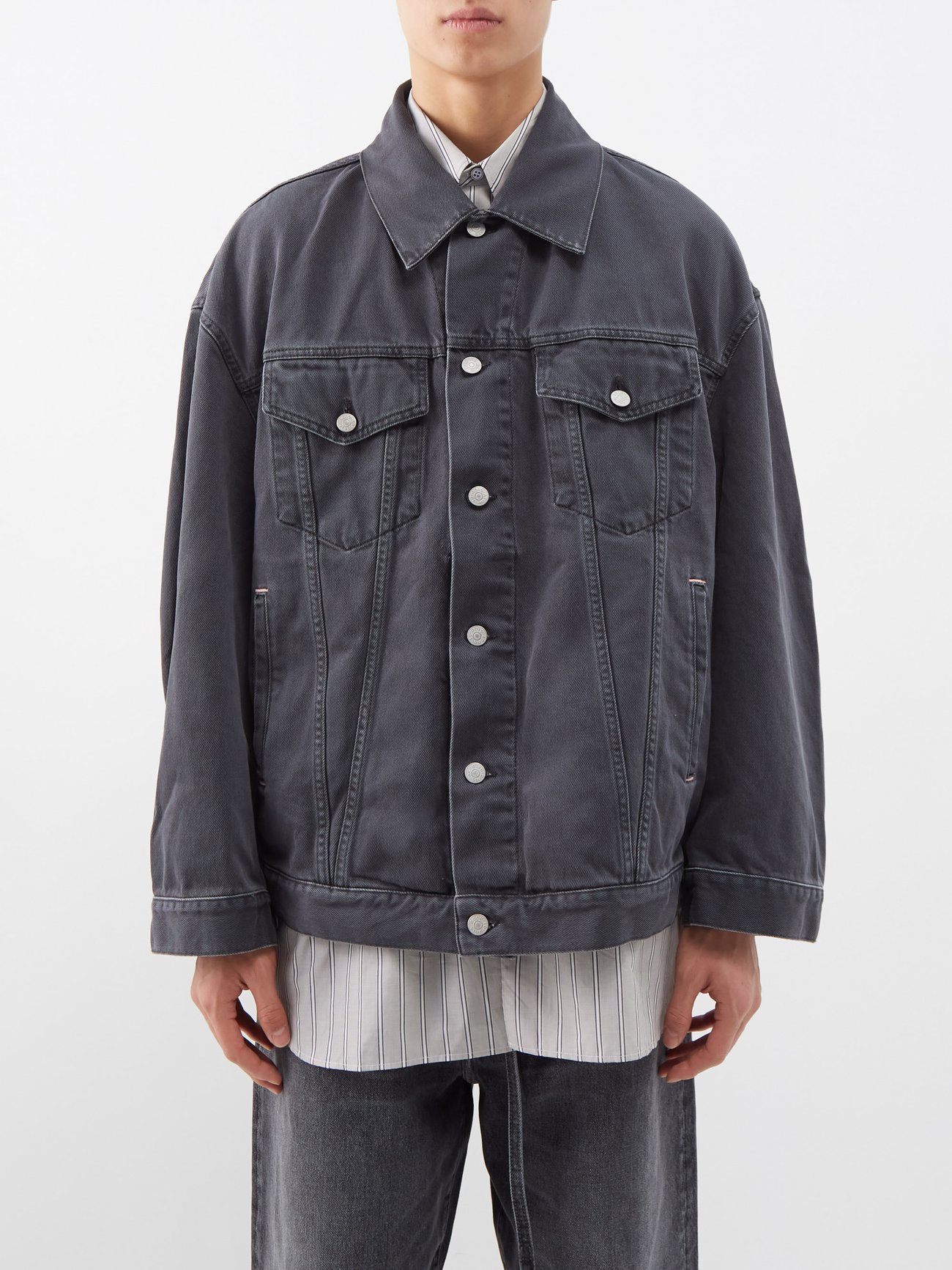 ACNE STUDIOS Morris Faded Denim Jacket | endource