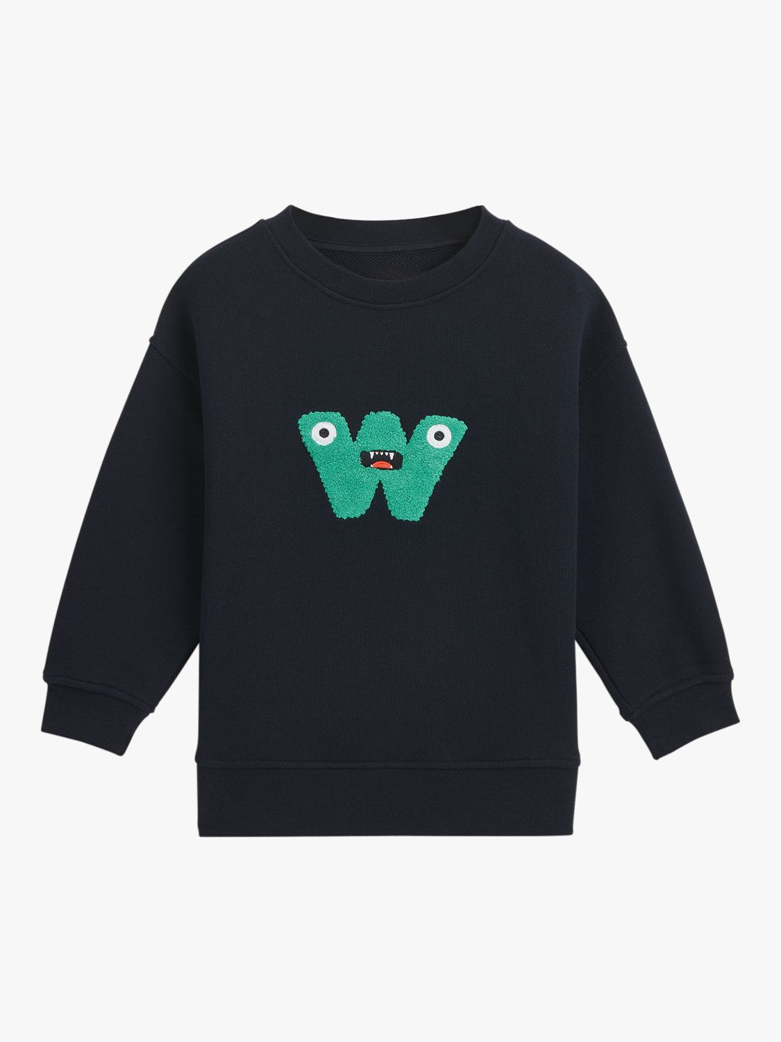 WHISTLES Monster Embroidered Sweatshirt | endource