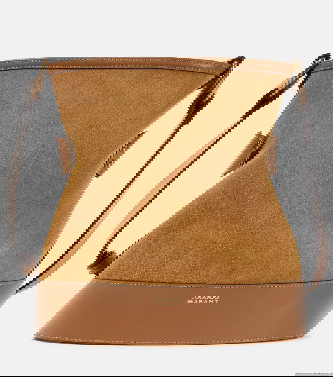 ISABEL MARANT Samara Suede Shoulder Bag in Brown | endource