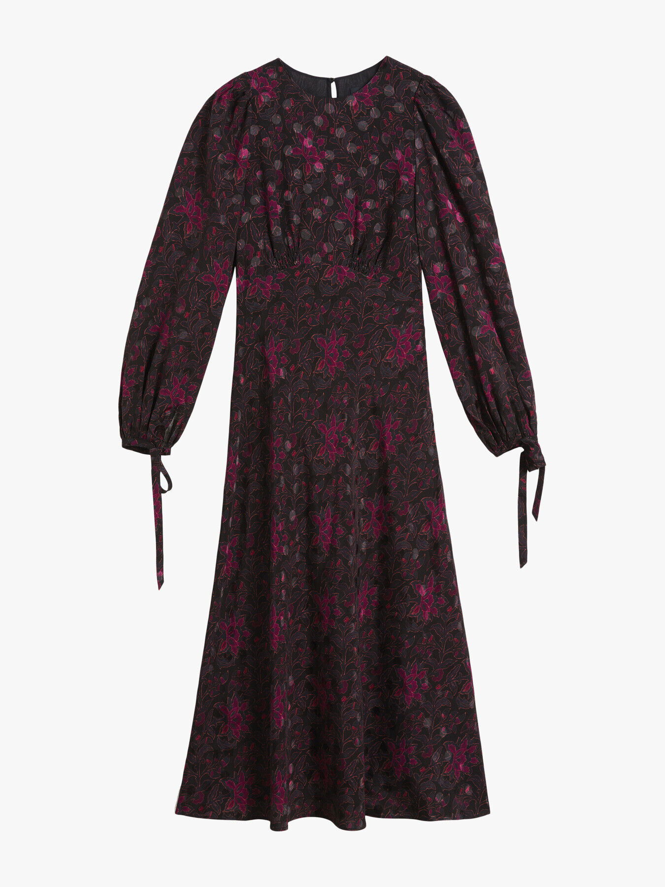 TED BAKER Merlisa Floral Printed Midi Dress | endource